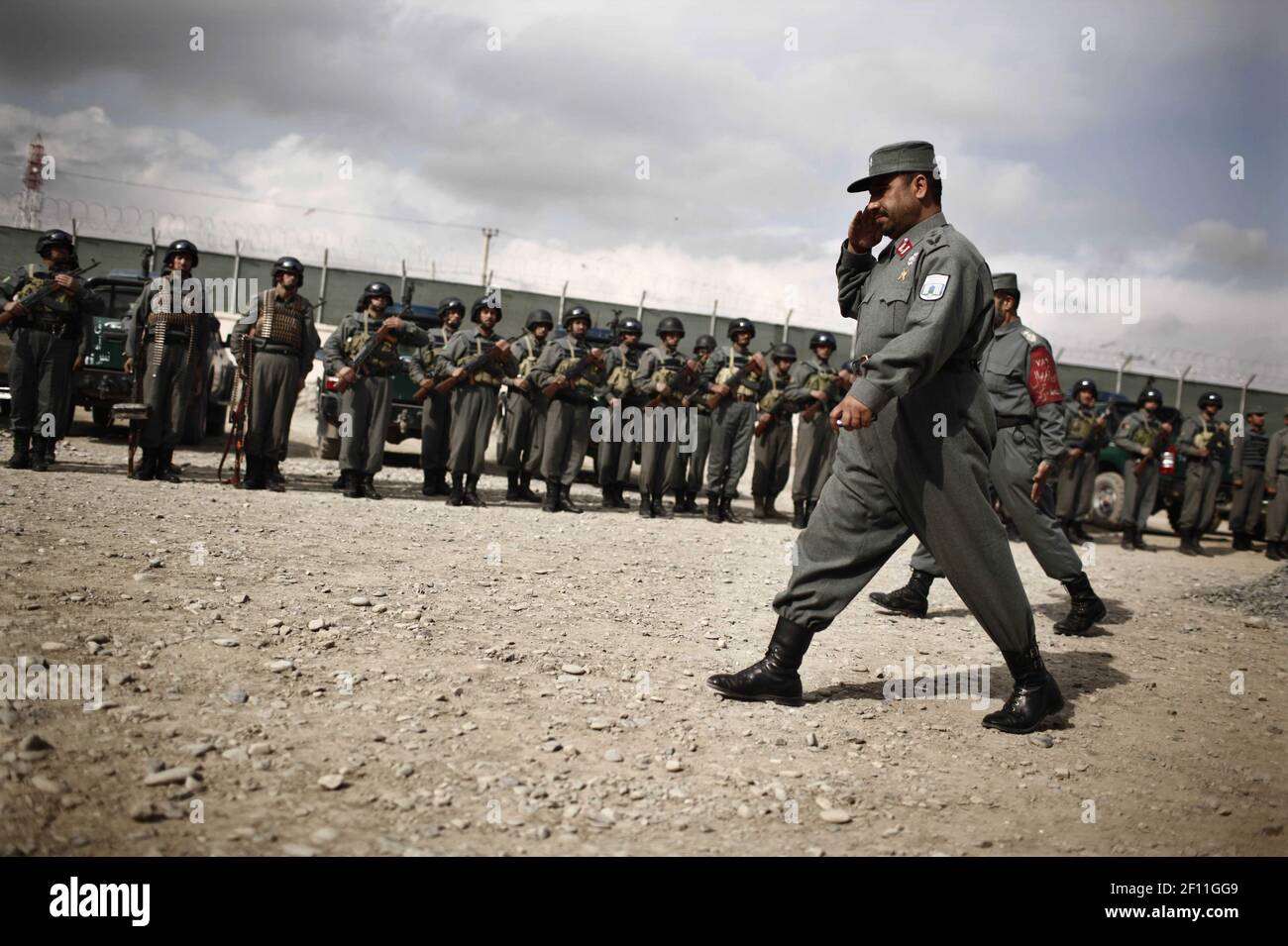 8 November 2009 - Kabul, Afghanistan - An afghan Police Station in ...