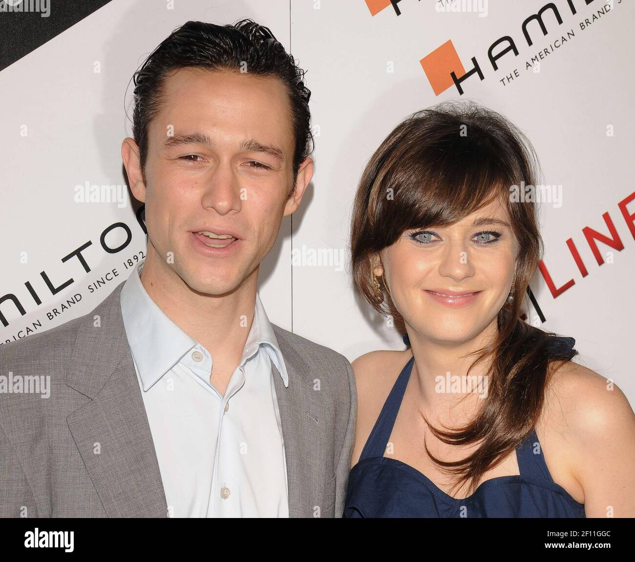 Joseph Gordon-Levitt and Zooey Deschanel. 8 November 2009, Hollywood ...