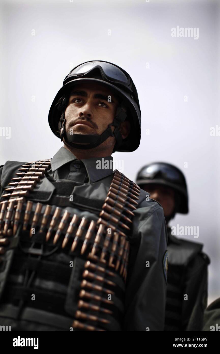 8 November 2009 - Kabul, Afghanistan - An afghan Police Station in ...