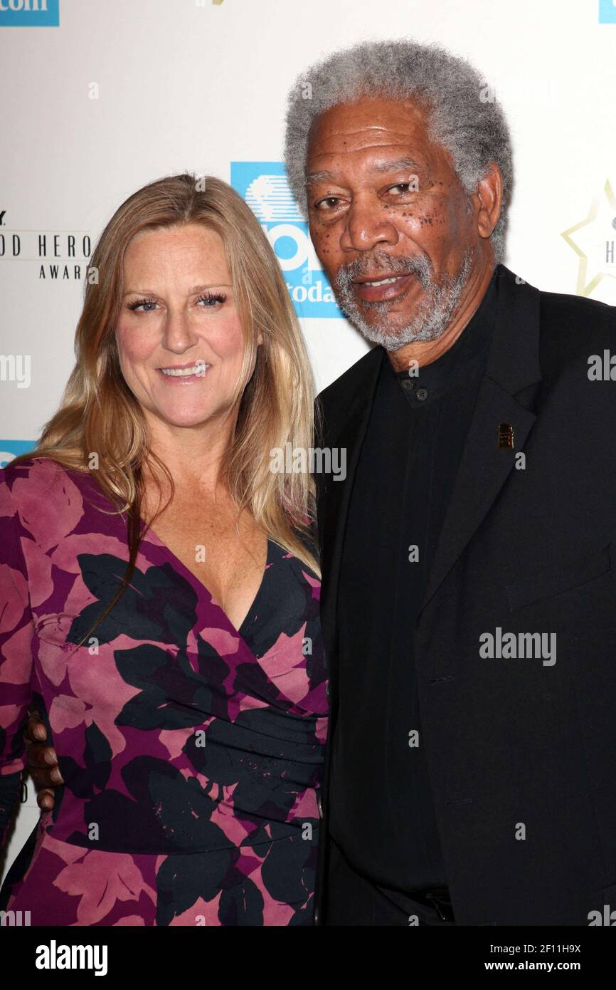10 November 2009- Beverly Hills, California- Actor Morgan Freeman ...