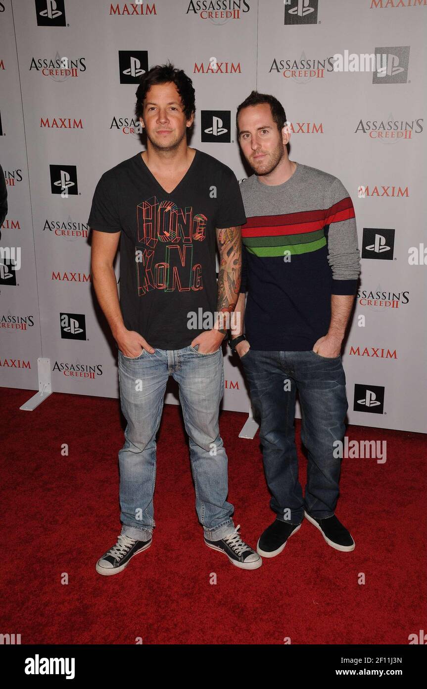 Chuck Comeau, Pierre Bouvier. 11 November 2009, West Hollywood, CA ...