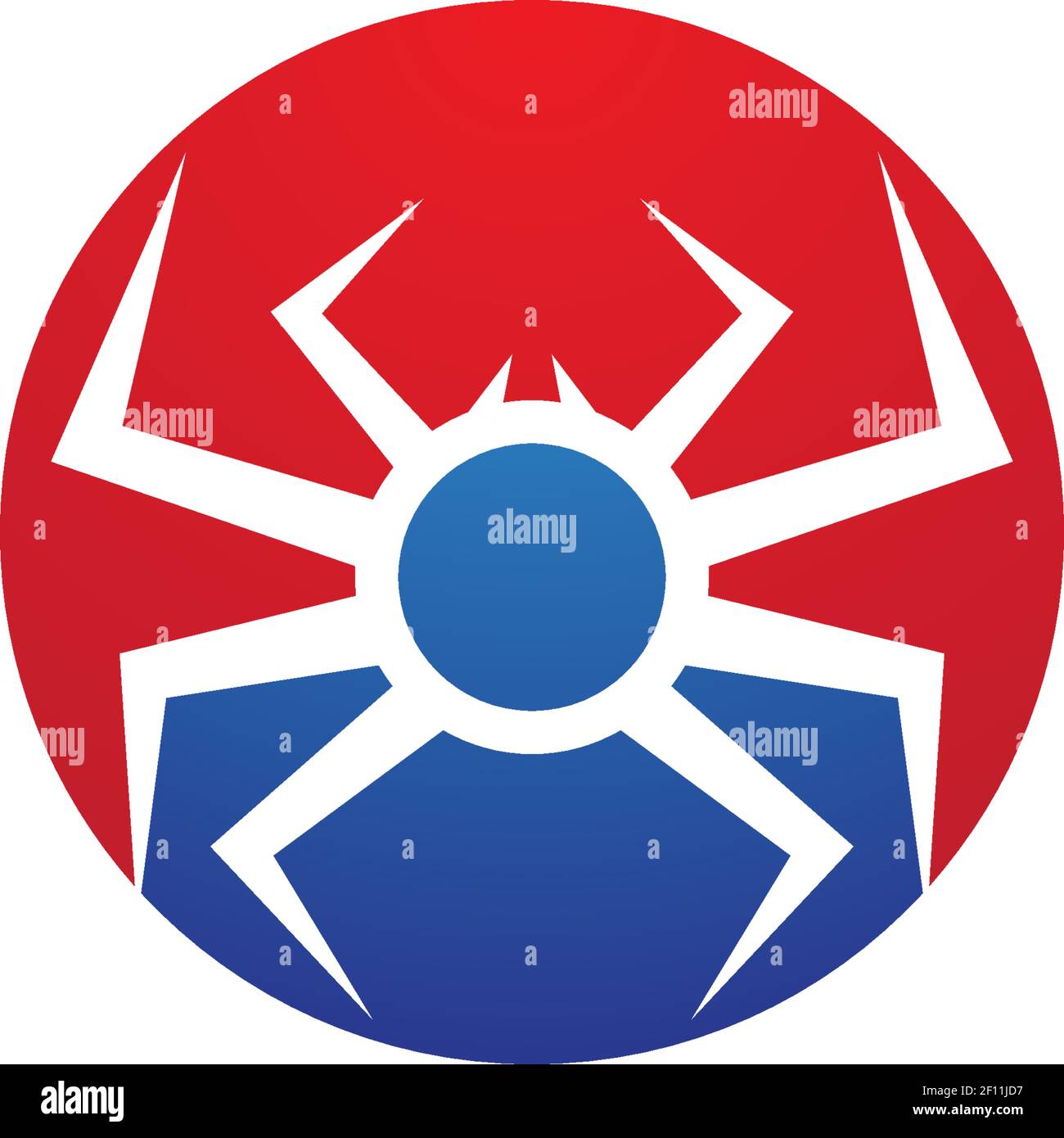 Spider logo template vector icon illustration design Stock Vector Image ...