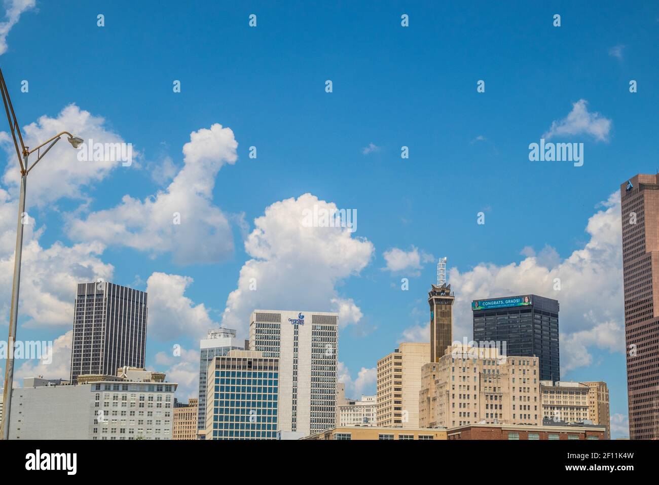 Atlanta, Ga / USA - 07 15 20: Urban city landscape background with ...