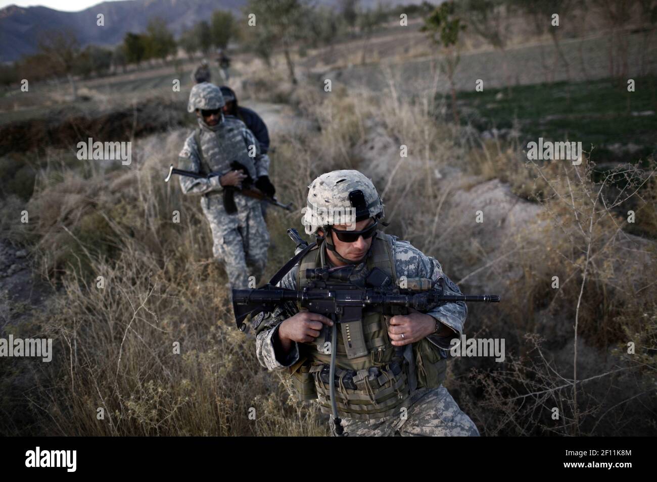 14th November 2009 - Khorma, Afghanistan - Patrol of the 4th Brigade ...