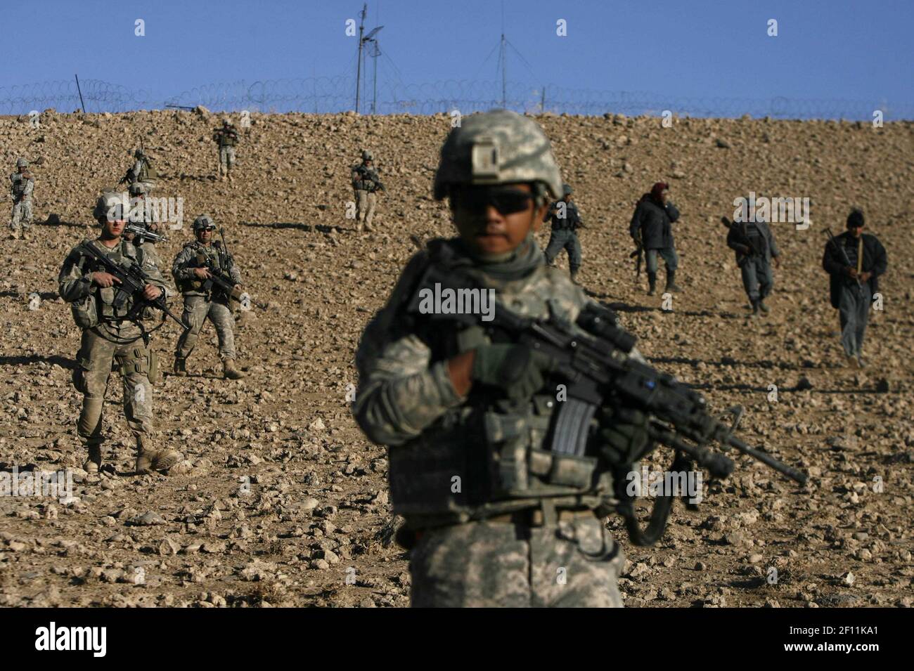 14th November 2009 - Khorma, Afghanistan - Patrol of the 4th Brigade ...