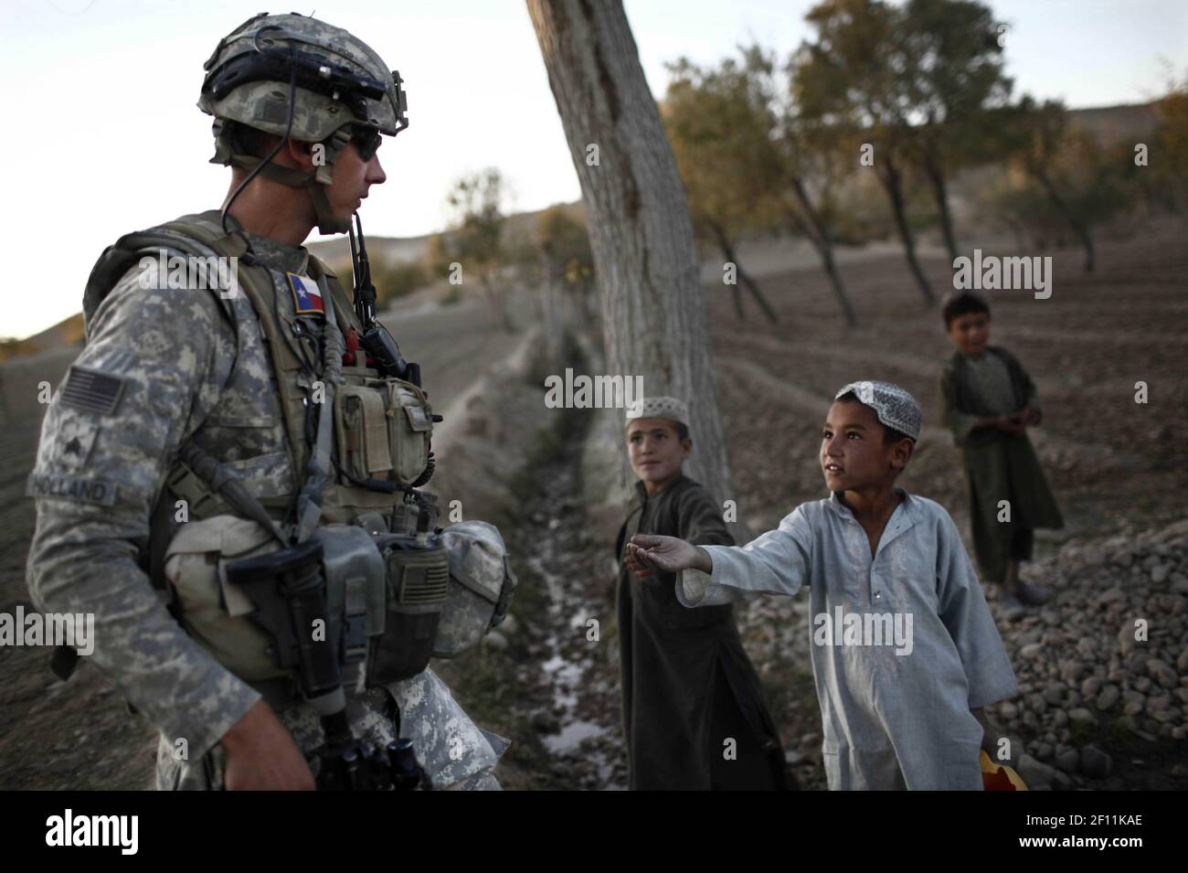 14th November 2009 - Khorma, Afghanistan - Patrol of the 4th Brigade ...