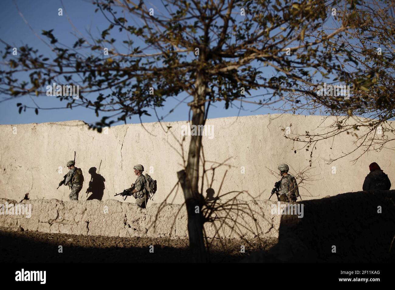 14th November 2009 - Khorma, Afghanistan - Patrol of the 4th Brigade ...