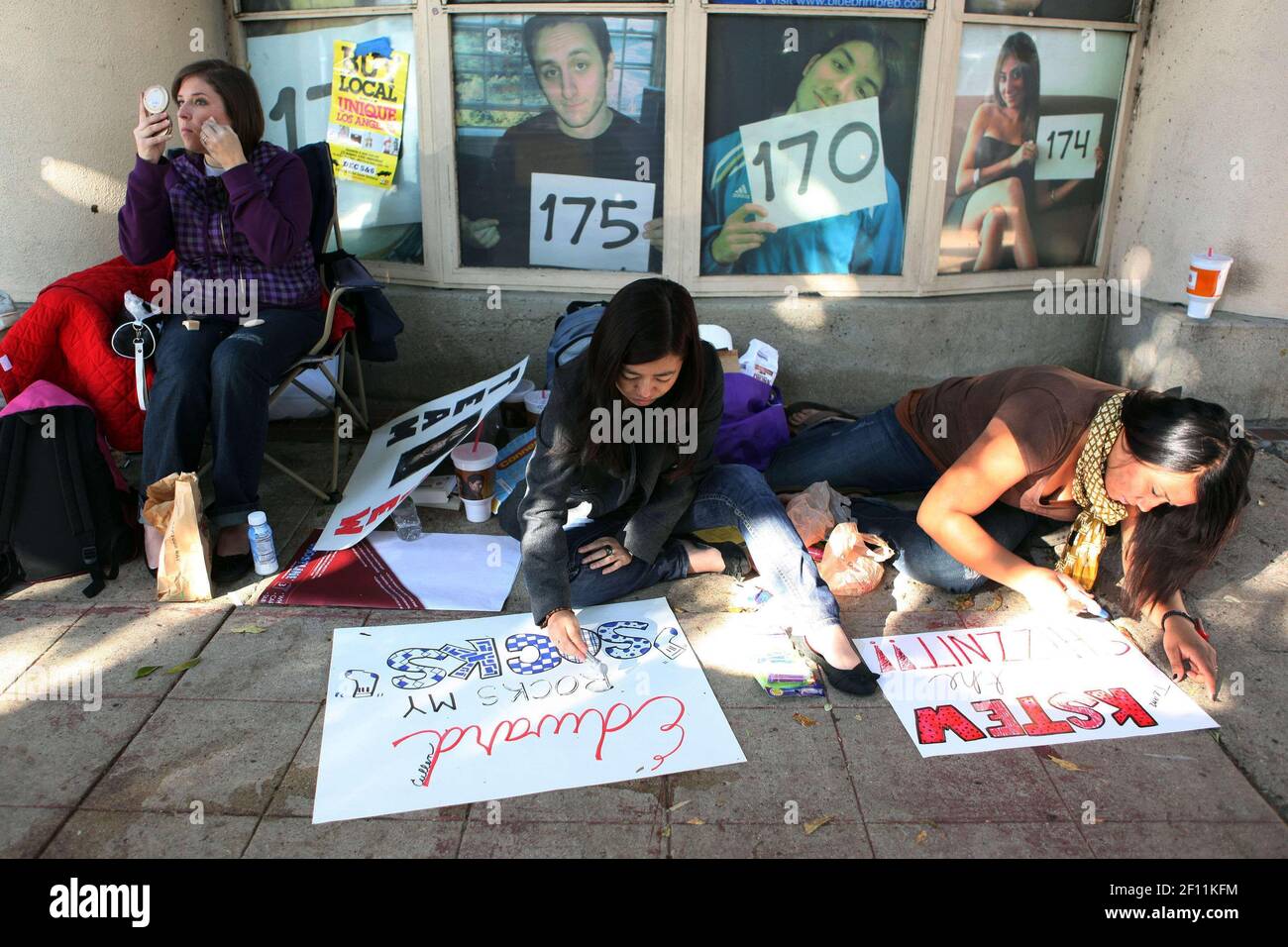 16 November 2009- Westwood, California- From left, Stephanie Lynch ...