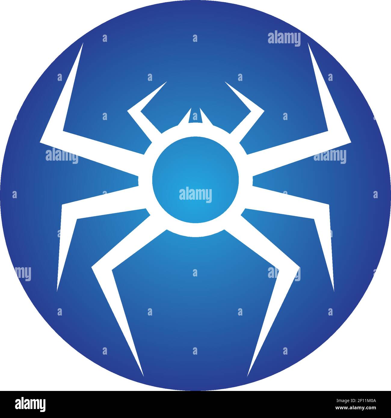 Spider logo template vector icon illustration design Stock Vector Image ...