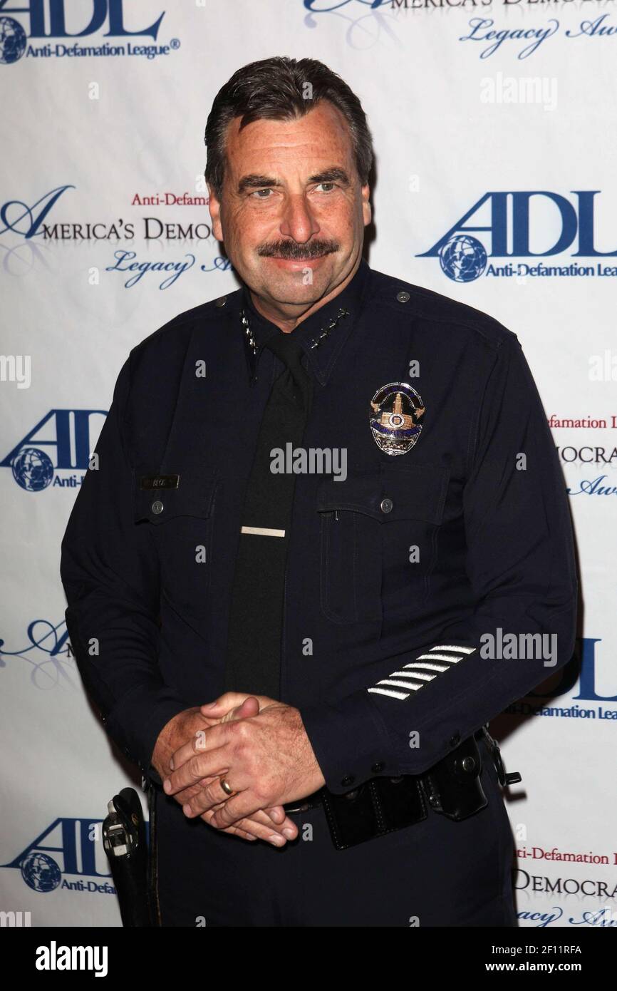 09 December 2009- Beverly Hills, California- LAPD Police Chief Charlie ...