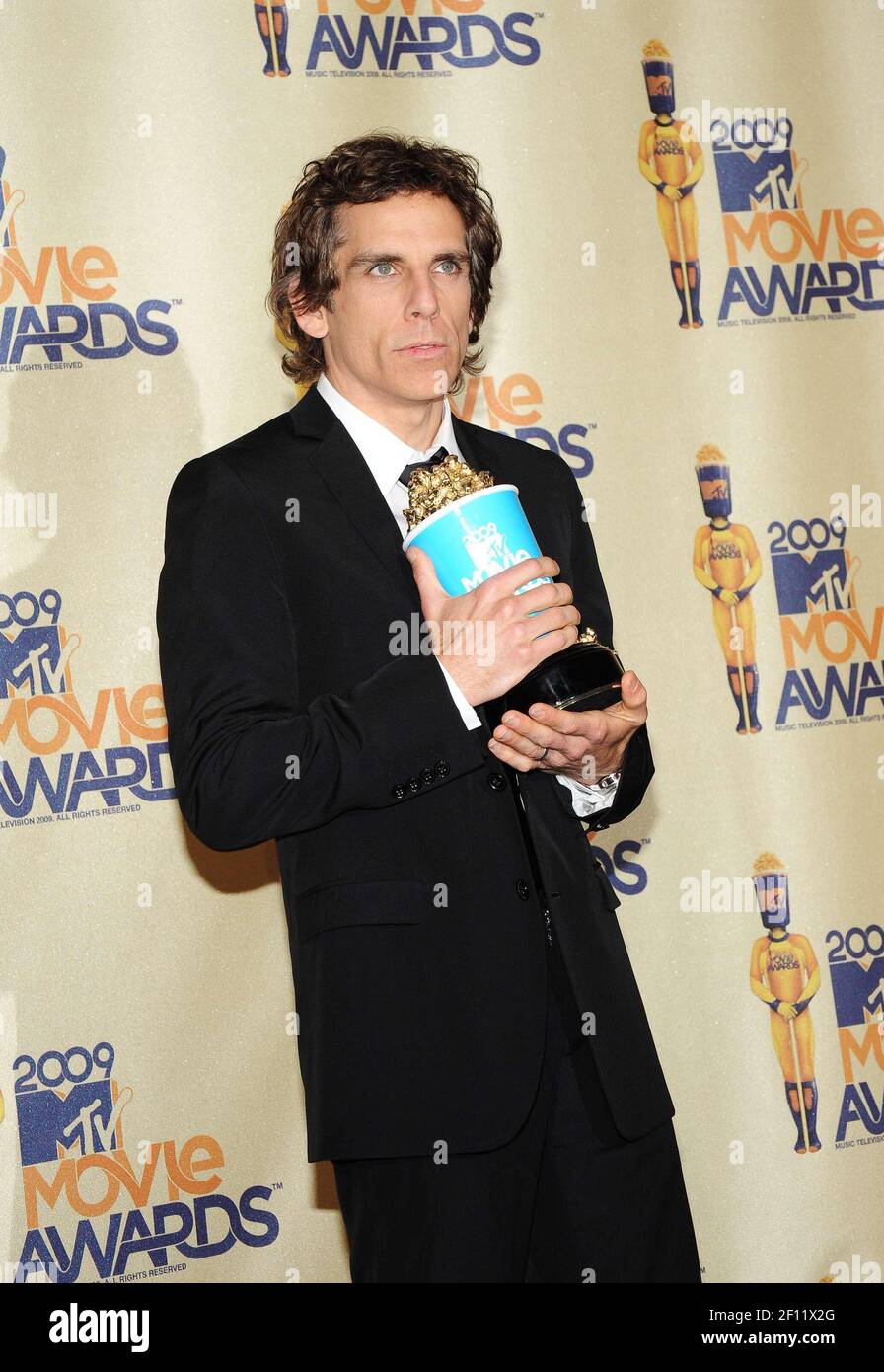 Ben Stiller. 31 May 2009, Universal City, CA. 2009 MTV Movie Awards ...