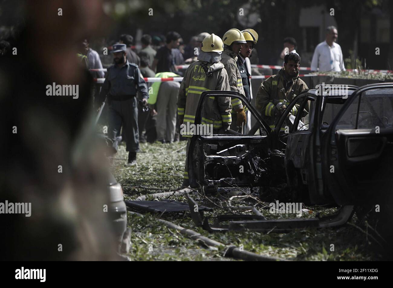 15 August 2009-Kabul, Afghanistan-Taliban's Bomb attack against the ...