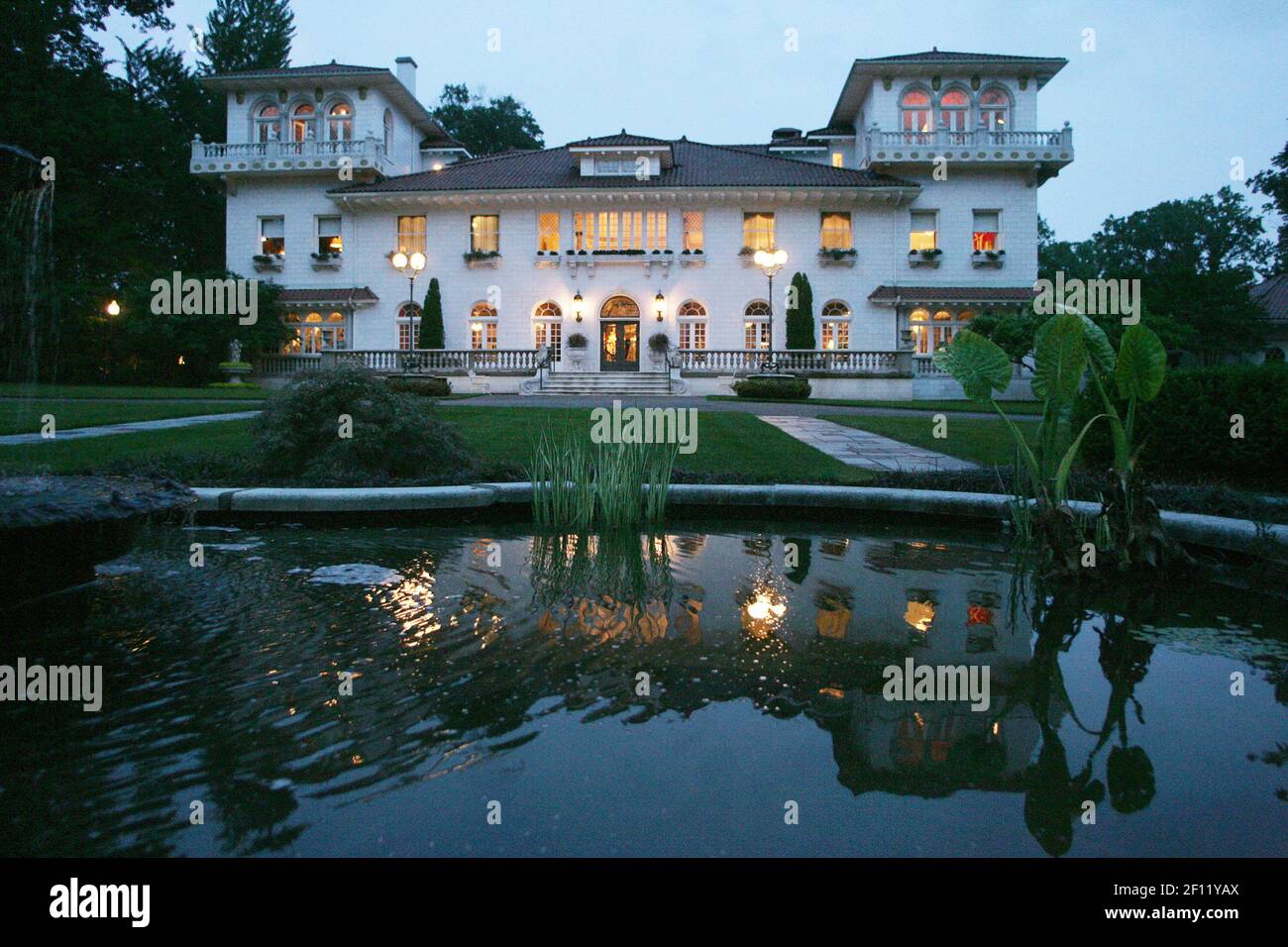 The 1926 'castle' was once home to actress Gloria Swanson, as seen June ...