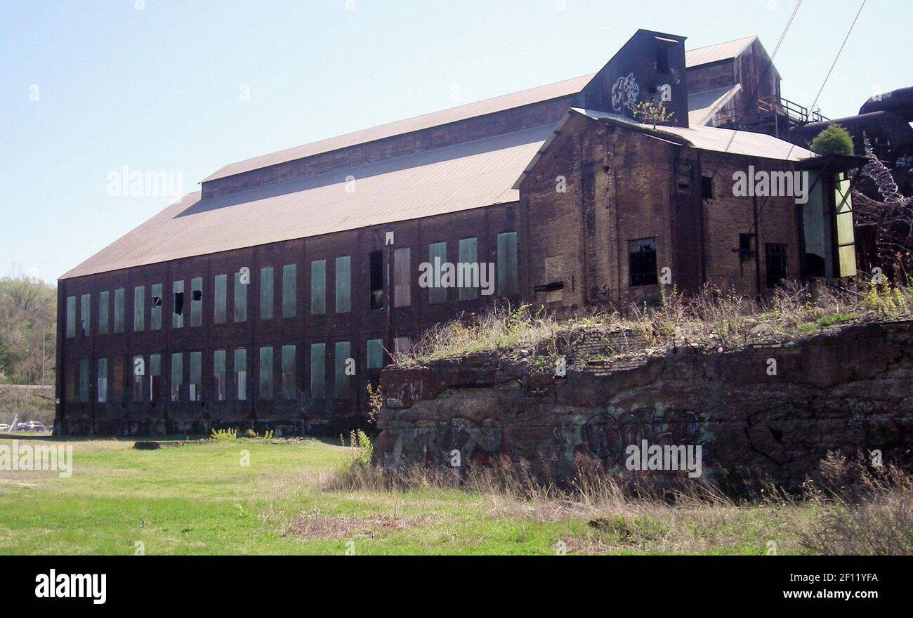 The blower engine house at Carrie Furnaces in Rankin is 220 feet long ...