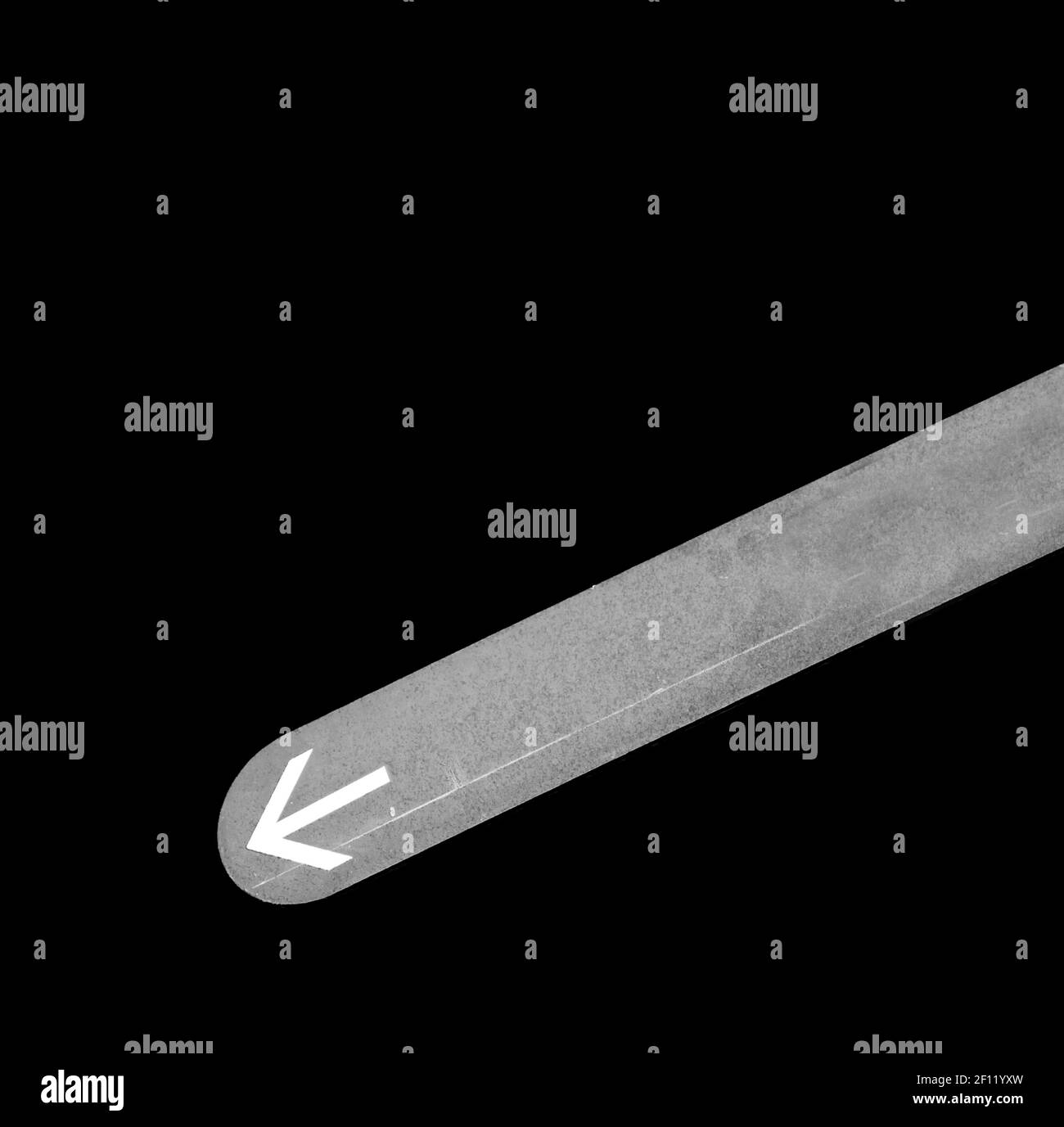 Blue sky and warning sign Black and White Stock Photos & Images - Alamy