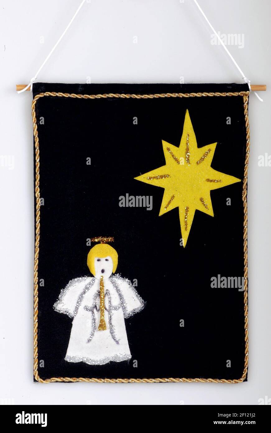 The angel banner is a great way to illustrate Charles Tazewell's story ...