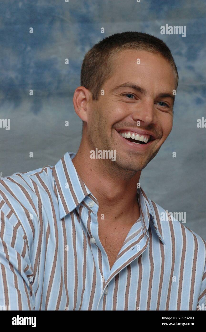 Paul Walker at the Hollywood Foreign Press Association press conference ...