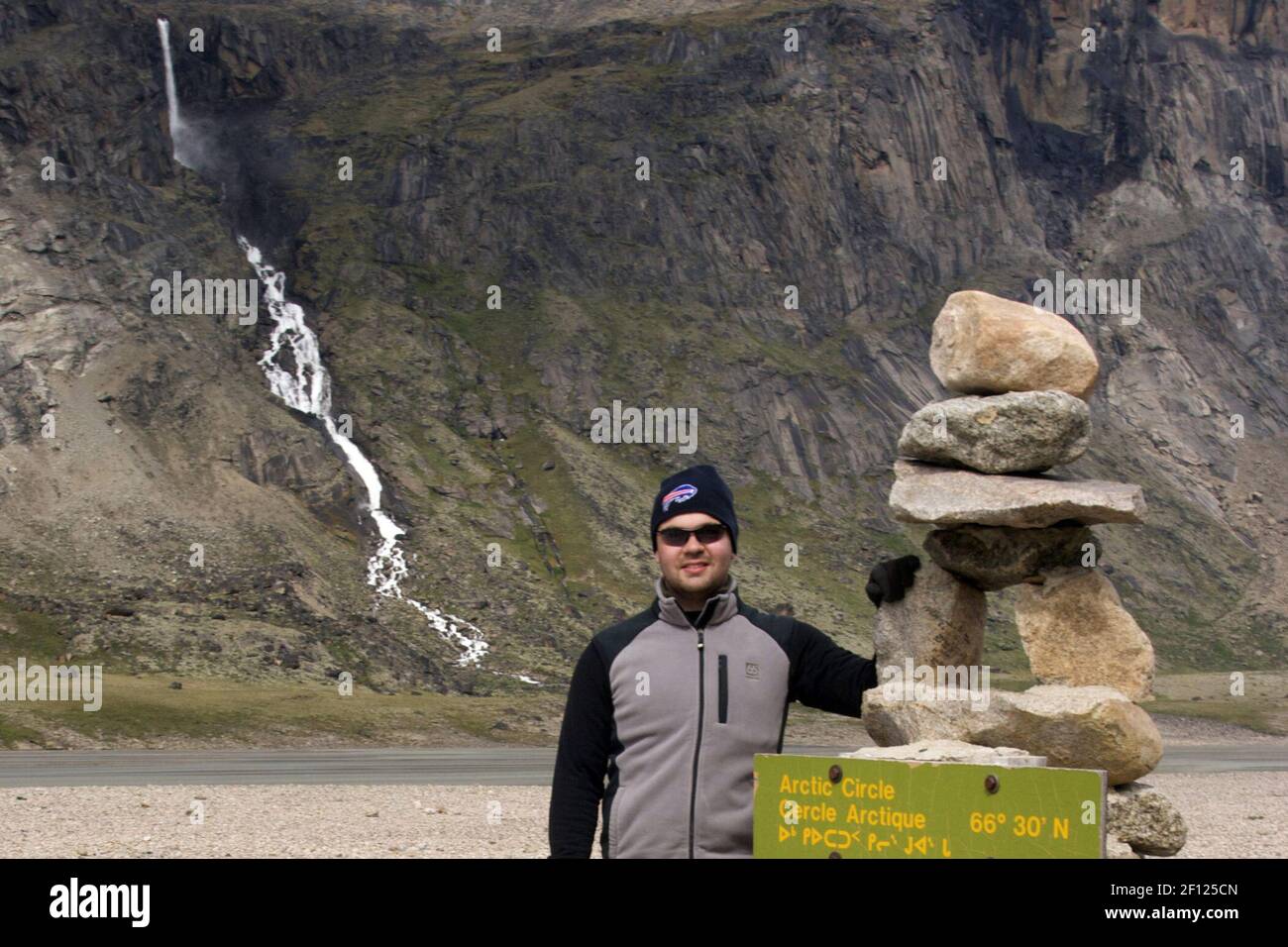 Having previously crossed the Arctic Circle while in Canada's Yukon ...