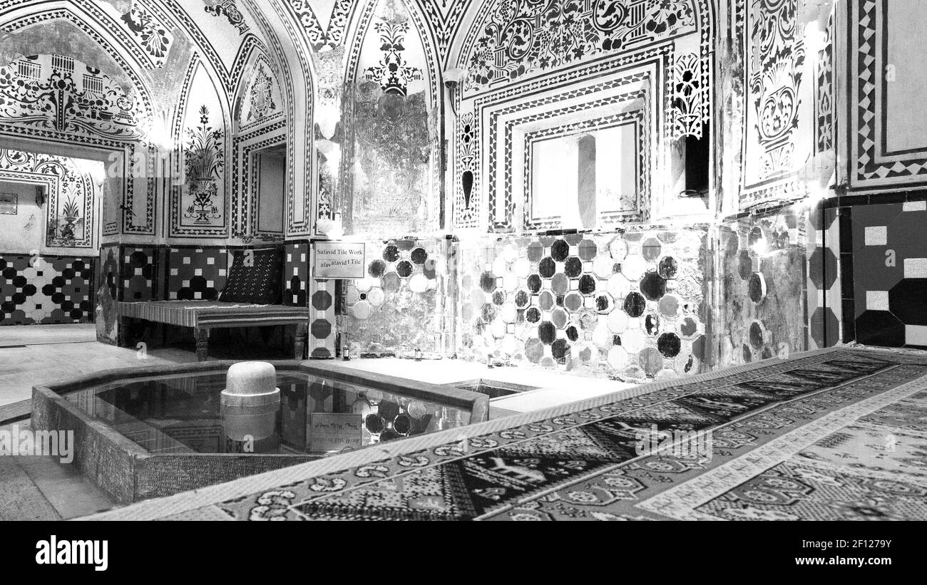 In iran hammam carpet Stock Photo - Alamy