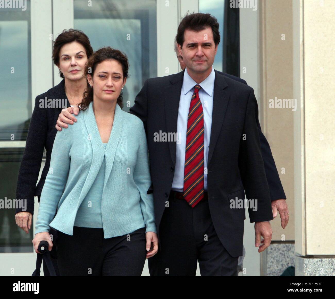 Gulfport Mayor Brent Warr, and his wife Laura, leave the Federal ...