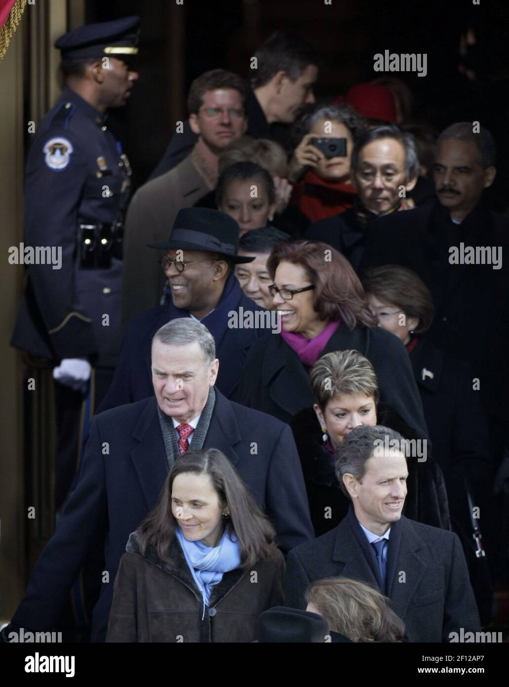 Gen. James Jones, left, and Treasury Secretary designate Tim Geithner ...