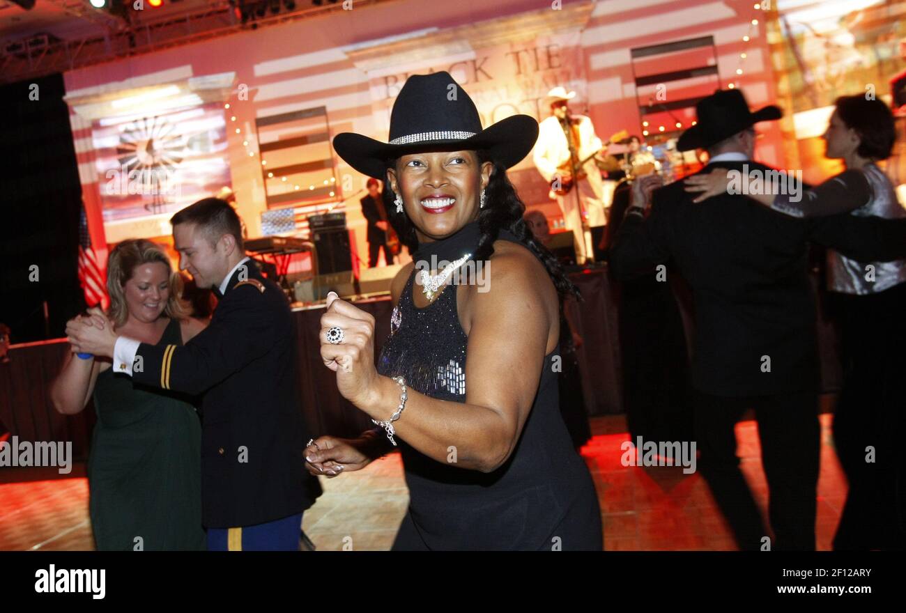 Reva White of Terrell, Texas, dances to Asleep at the Wheel at the ...