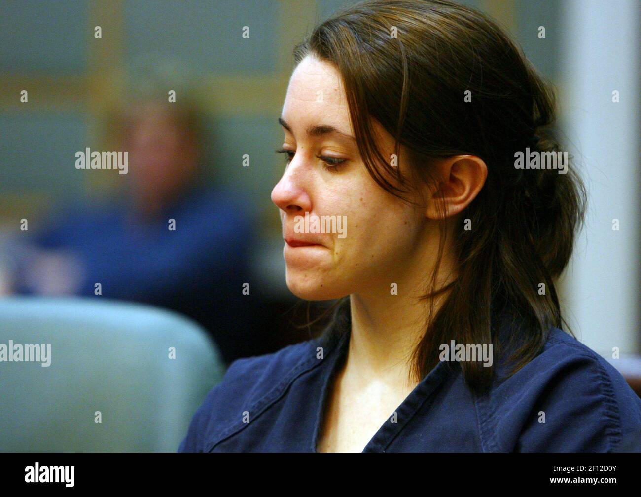Casey Anthony stands during her first public appearance since mid ...