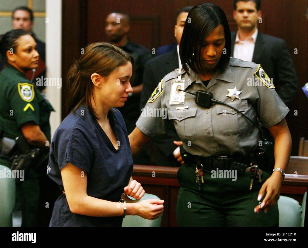 Casey Anthony is escorted from an Orange County Courtroom during her ...