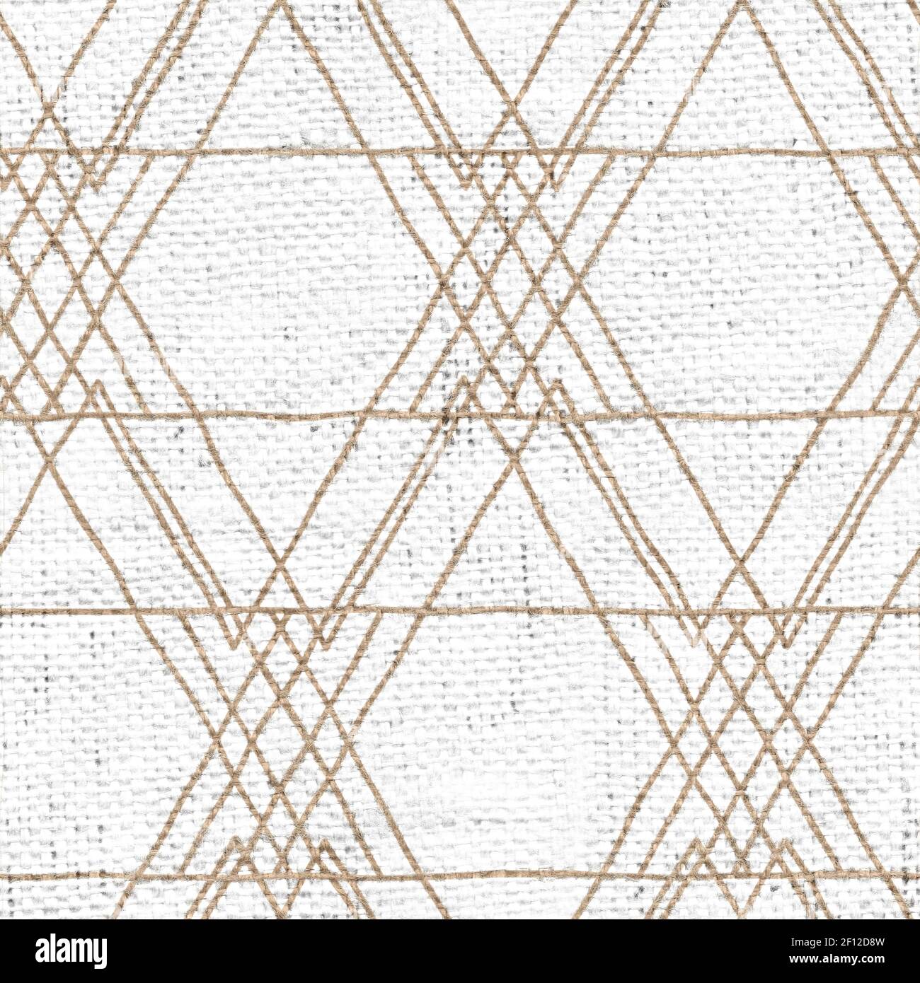 Seamless burlap with white paint pattern overlay Stock Photo - Alamy