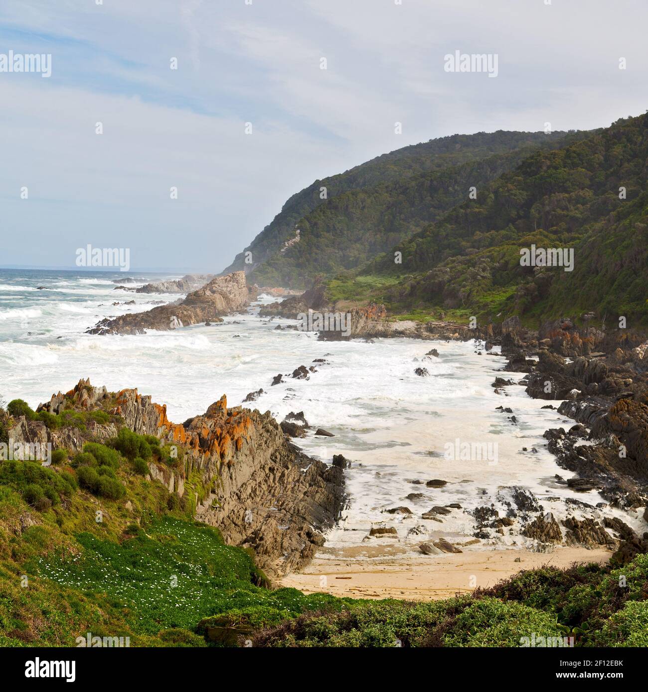 In south africa sky ocean reserve Stock Photo - Alamy