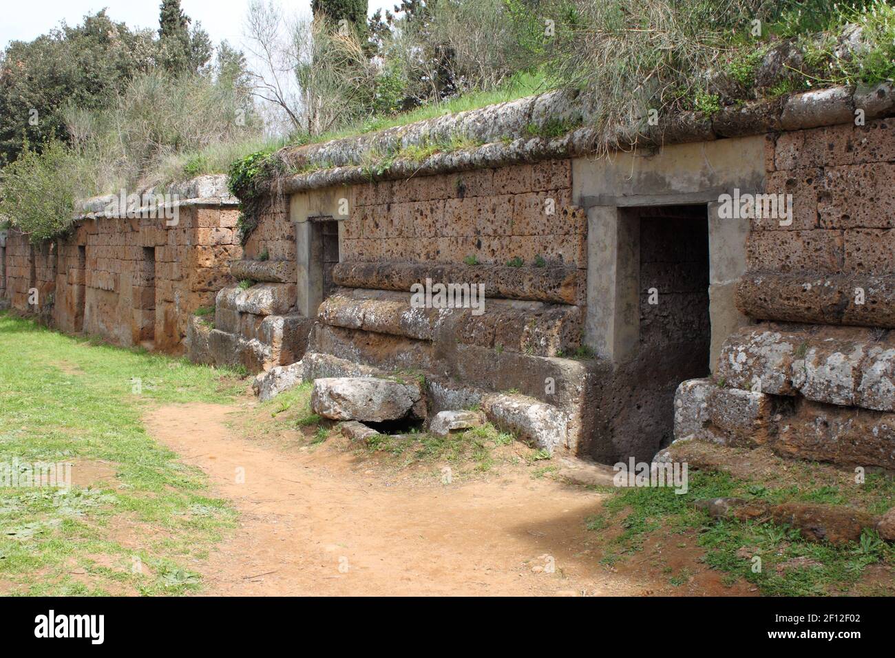 Etruscan necropolis of Cerveteri, Italy Stock Photo - Alamy