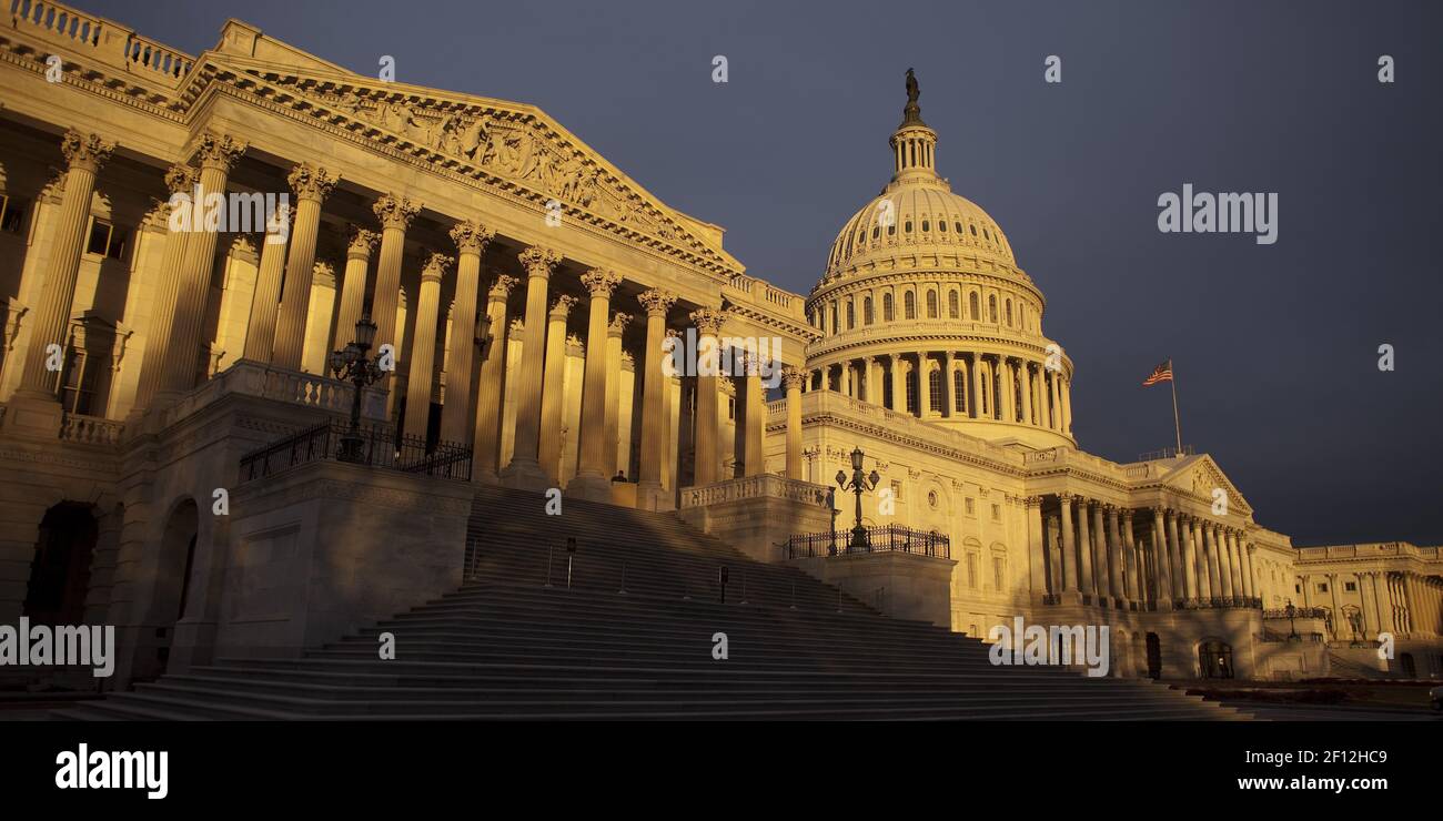 The U.S. Capitol Building in Washington, D.C., is photographed on the ...