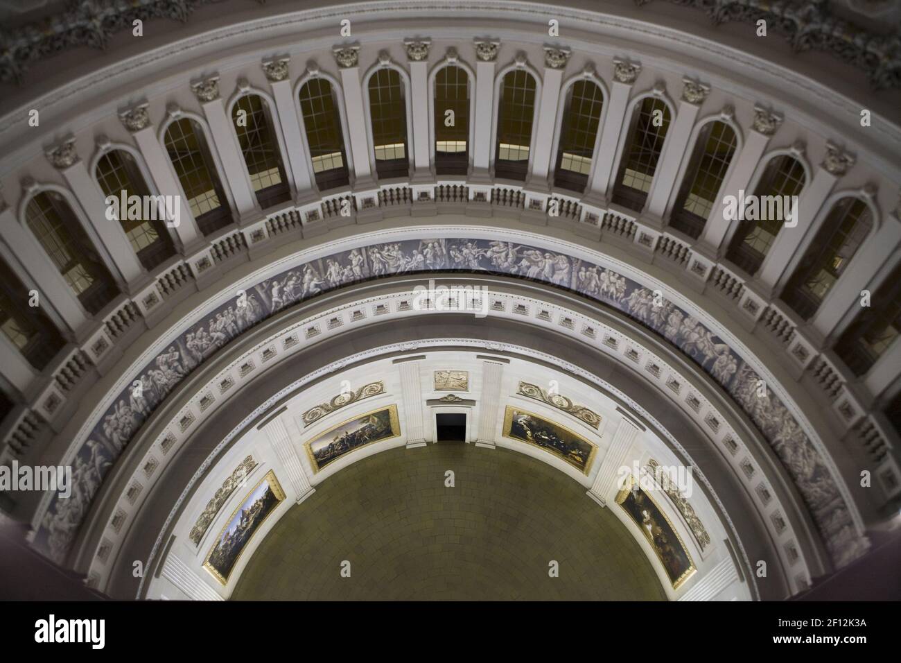 The Exhibition Hall of the new Capitol Visitor Center (CVC), which ...