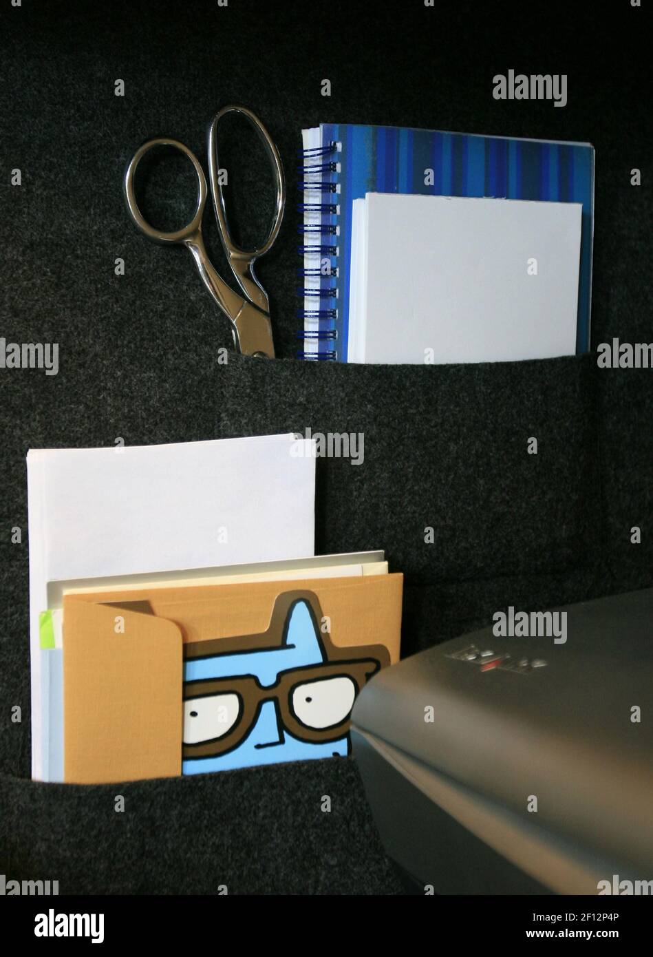 The closet desk in the home of Jason Loper and Michael Schreiber, in ...