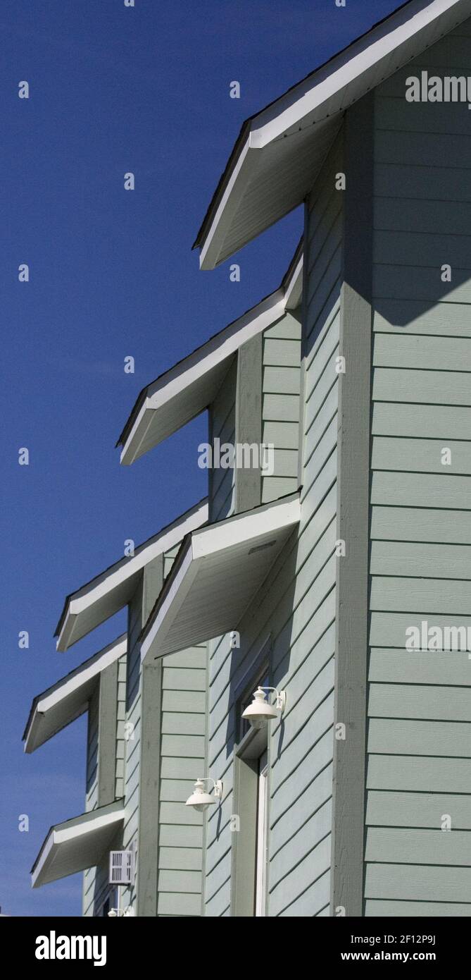 The oversized overhangs block the sun during the summer months, but ...