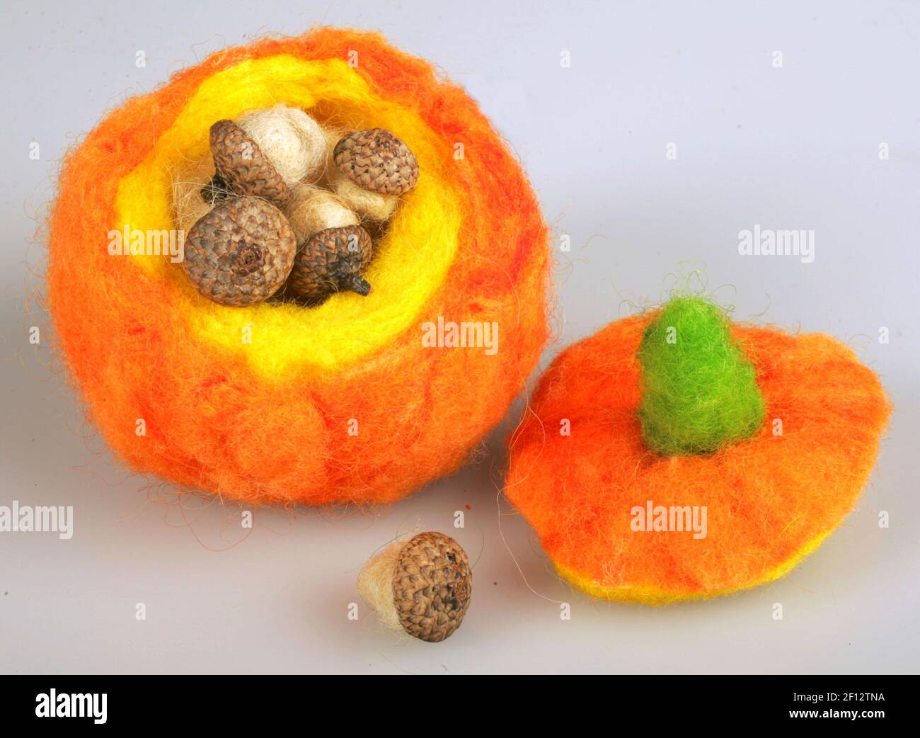 This Halloween, take dried sections of wool and "felt" them into an ...