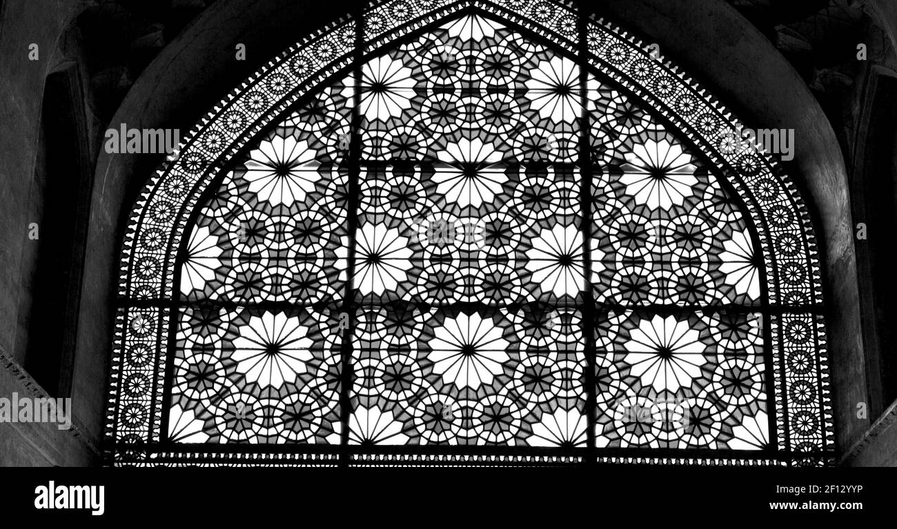 Color colored windows Black and White Stock Photos & Images - Alamy