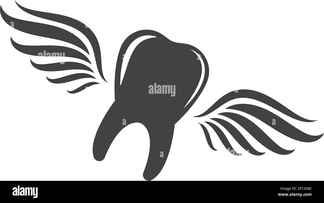 Tooth with wings Cut Out Stock Images & Pictures - Alamy