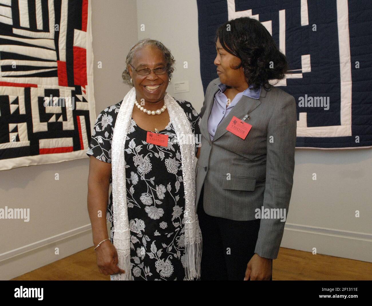 Mary Lee Bendolph, left, and her daughter-in-law Louisiana Bendolph ...