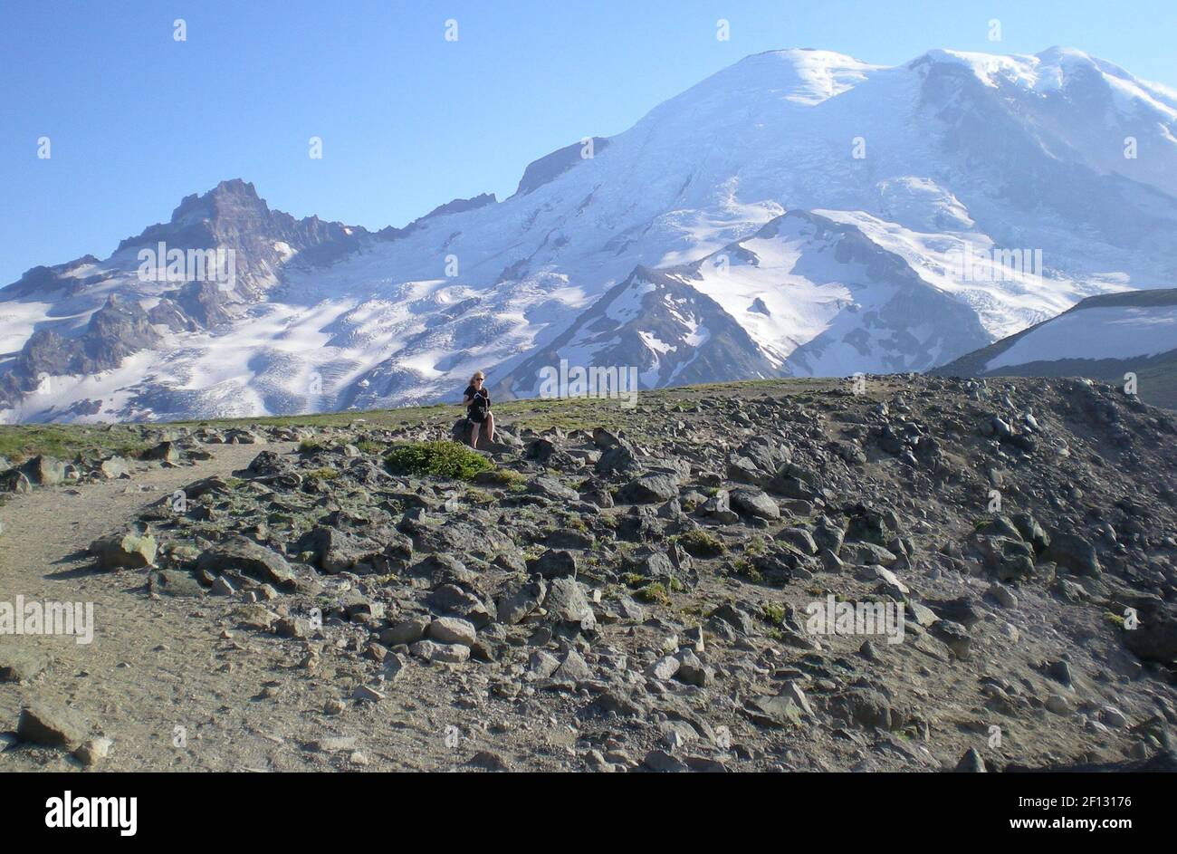 The Burroughs Mountain trail in the Sunrise area gives close-up views ...