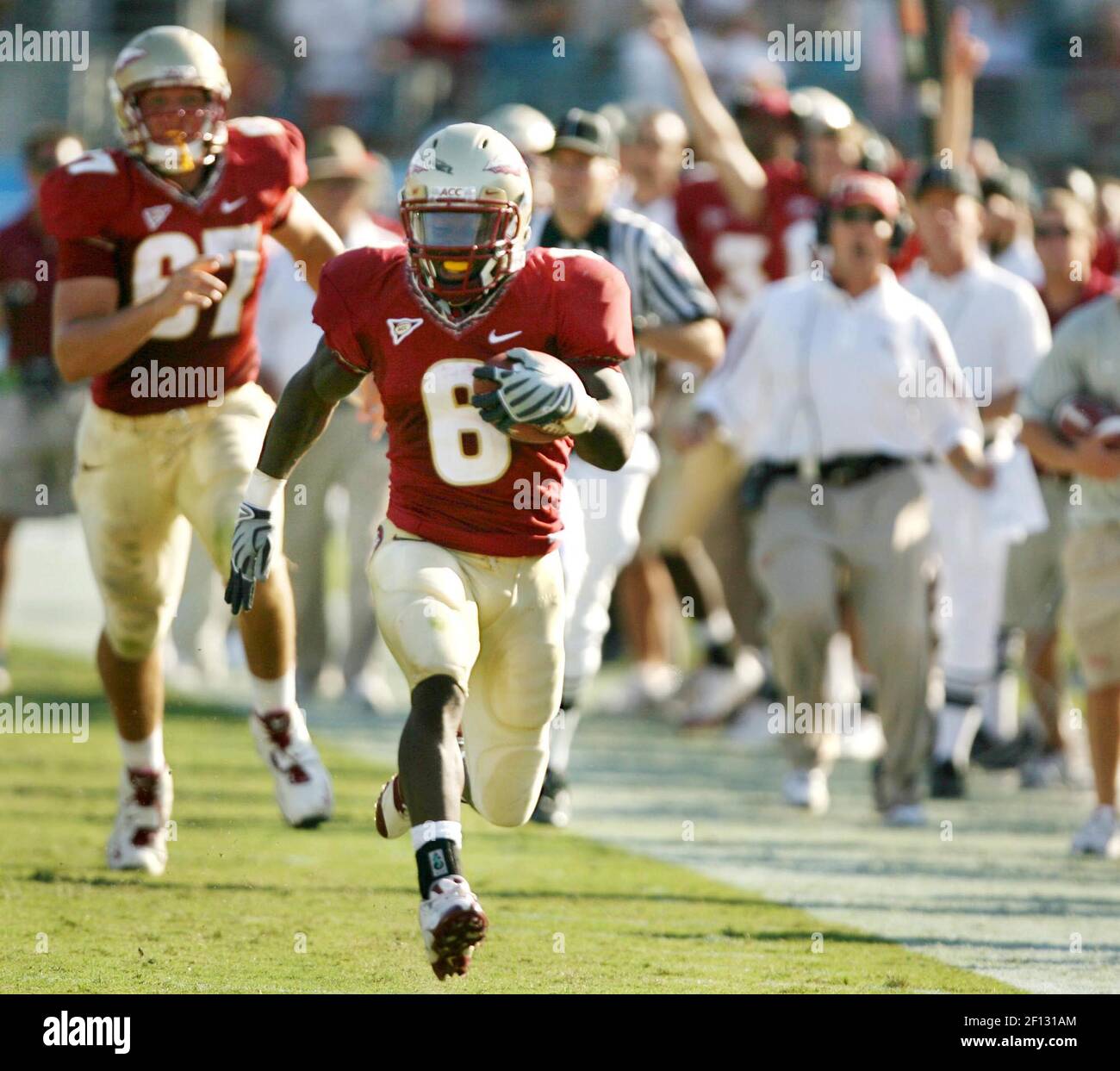Florida State running back Antone Smith runs for a 60-yard touchdown against Colorado at ...