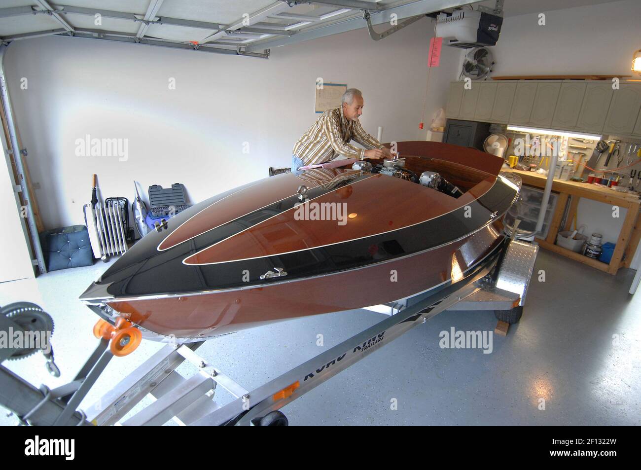 Alex Neymark puts the finishing touches on his dreamboat, August 22 ...