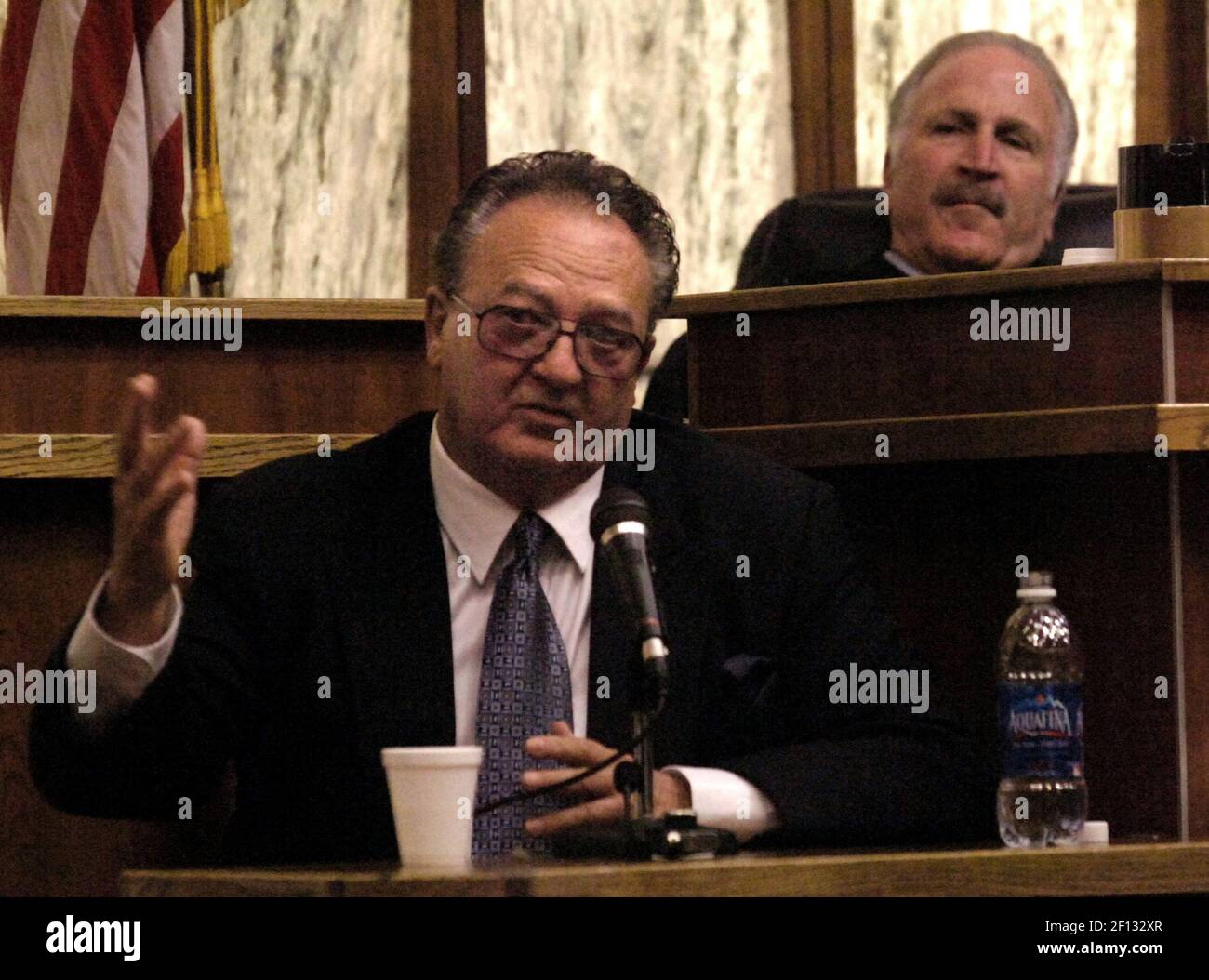 John Martorano, a former mob hitman, is questioned, by Assistant State ...
