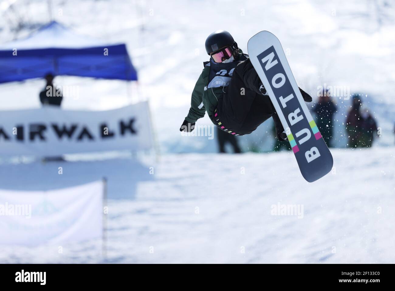 Nagano, Japan. 7th Mar, 2021. Shin Negishi Snowboarding : BEAUTY SKIN ...
