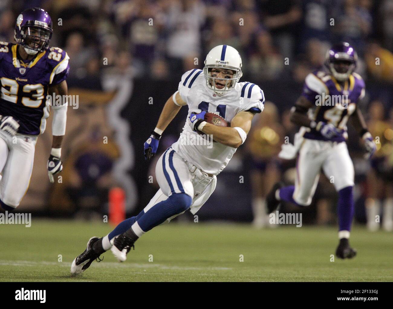 Indianapolis Colts Anthony Gonzalez burned Minnesota Vikings Cedric ...