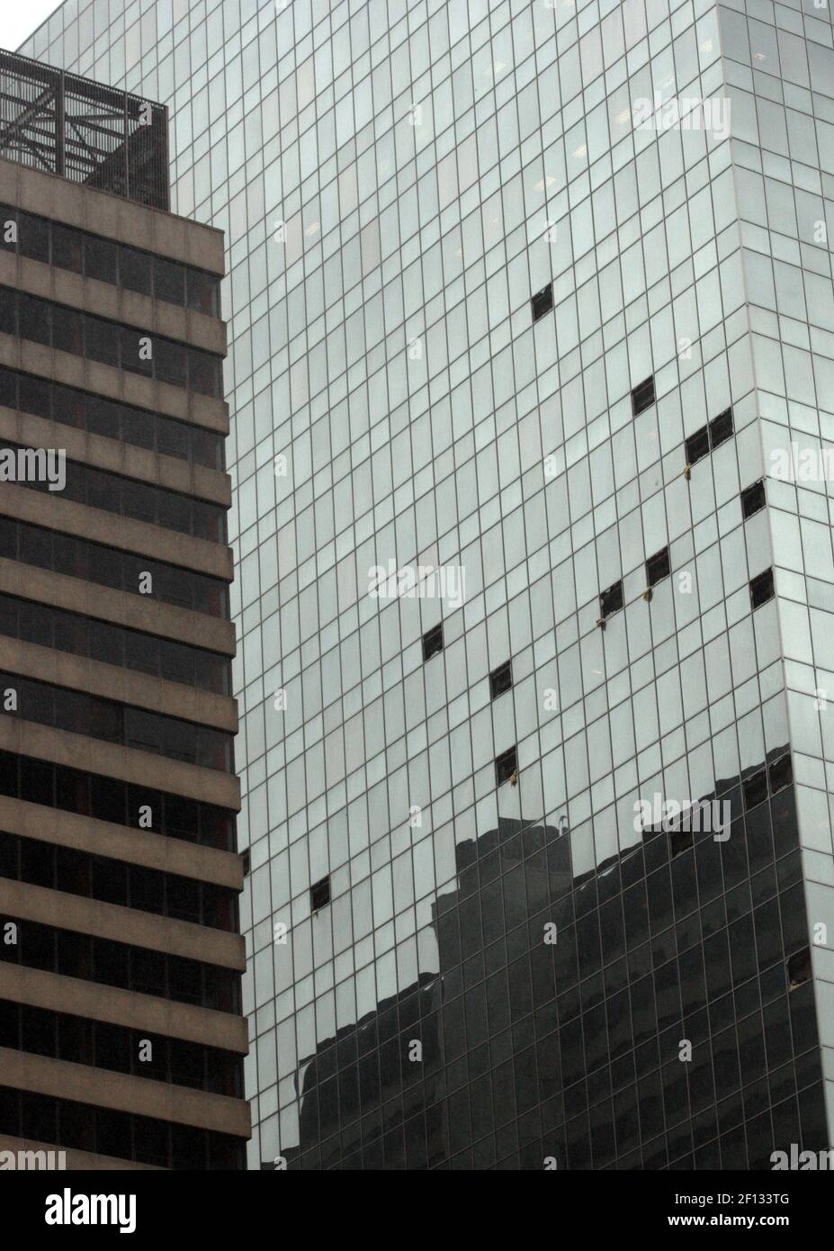 High winds from Hurricane Ike blew out windows in some high-rise ...