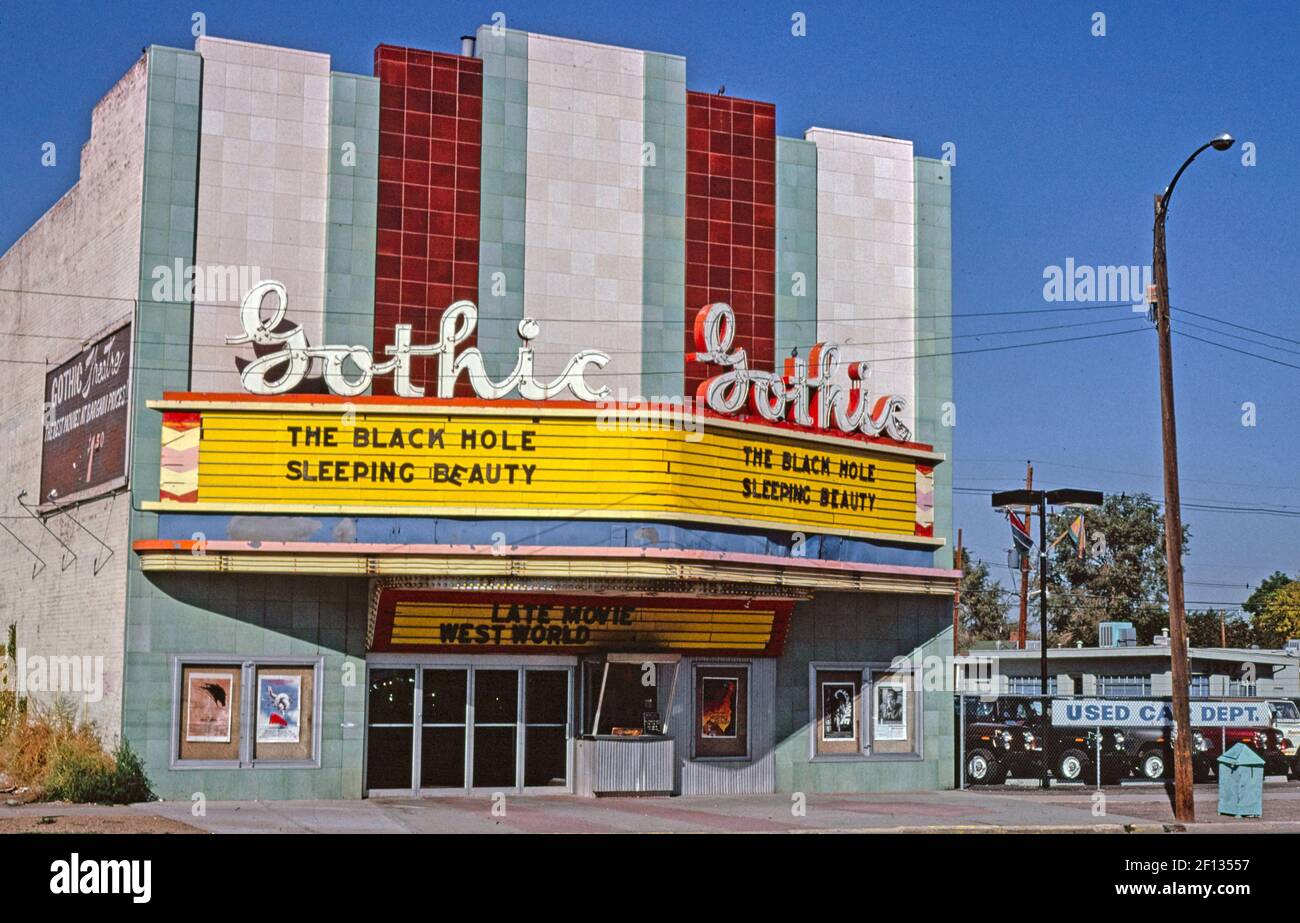 Gothic Theater - S. Broadway. - Denver - Colorado ca. 1980 Stock Photo ...