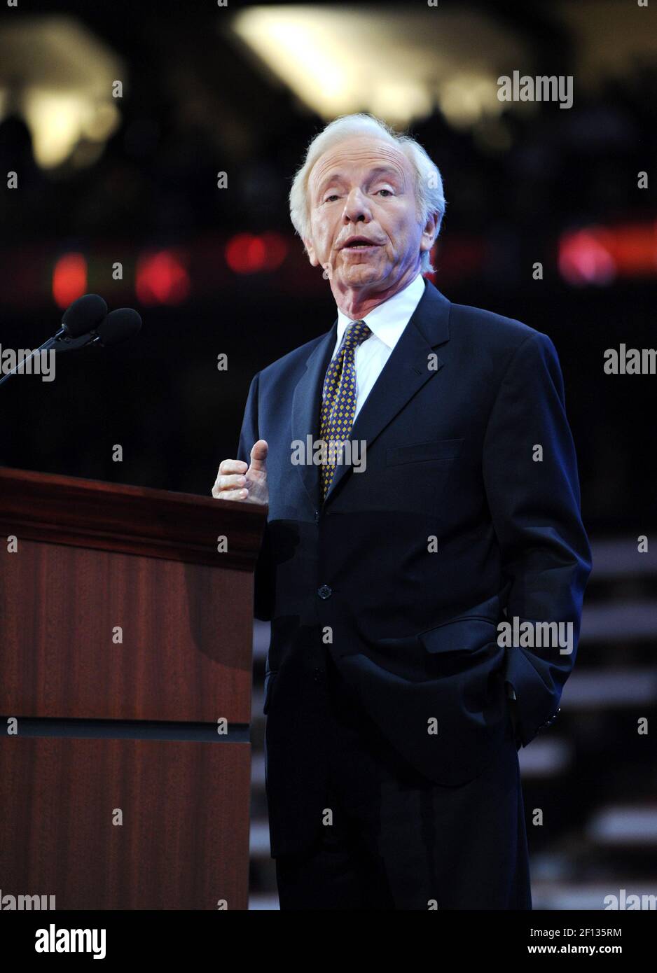 Sen. Joseph Lieberman (I-CT) during the Republican National Convention ...