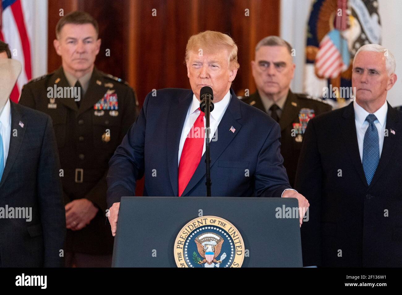 National televised address from cross hall hi-res stock photography and ...