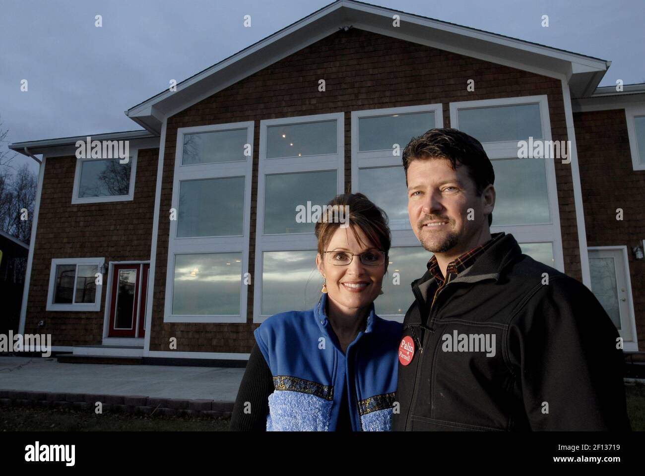 Alaska Gov. Sarah Palin, left, and husband Todd Palin are photographed ...